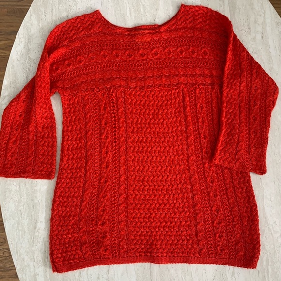 Ruby Rd. | Sweaters | Ruby Rd Petite Gorgeous Red Sweater | Poshmark
